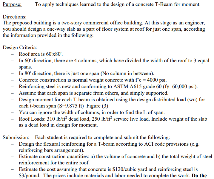 Solved Directions: The proposed building is a two-story | Chegg.com