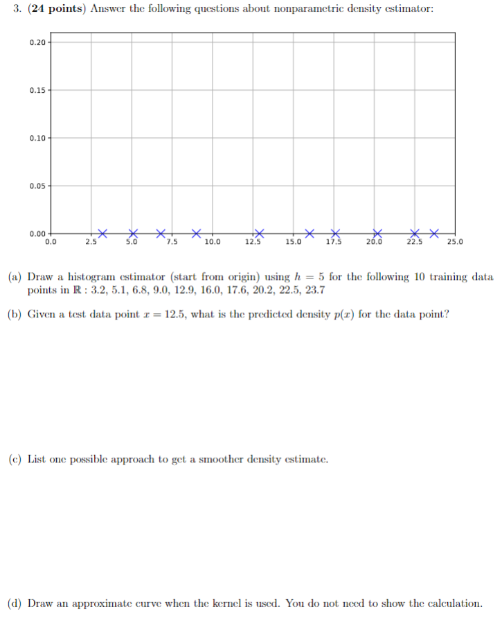 Solved 3. (24 points) Answer the following questions about | Chegg.com