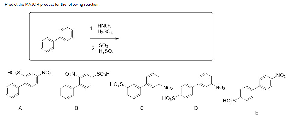 Solved Predict the MAJOR product for the following reaction. | Chegg.com