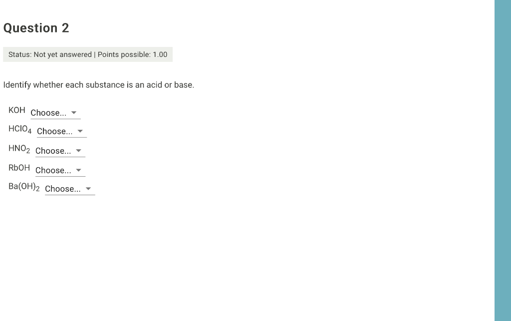 Solved Question 2 Status: Not yet answered Points possible: | Chegg.com