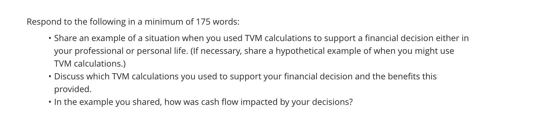 Solved I have never used TVM calculations in the past and I | Chegg.com