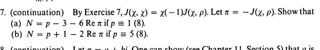 Topic: Gauss and Jacobi Sums Source: Ireland and | Chegg.com