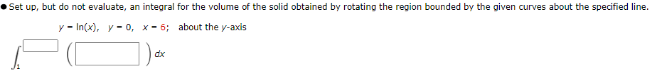 Solved Set up, but do not evaluate, an integral for the | Chegg.com
