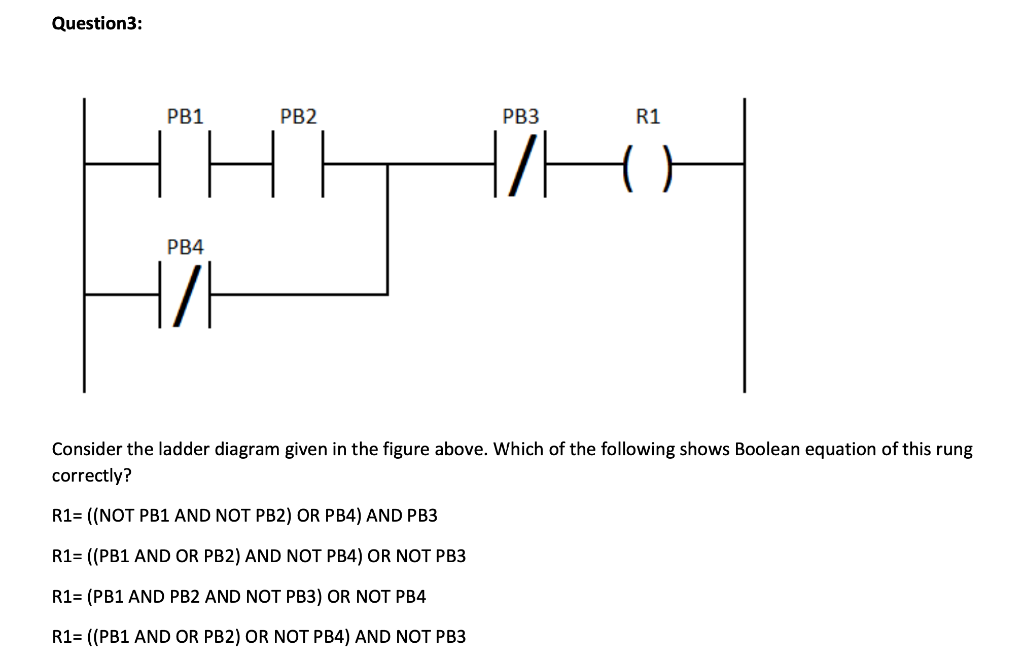 Solved Question3: Consider the ladder diagram given in the | Chegg.com