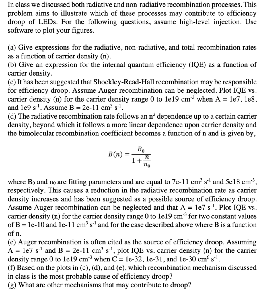 Solved In class we discussed both radiative and | Chegg.com