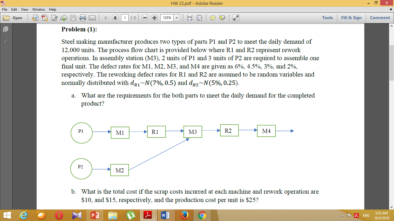 HW 22.pdf - Adobe Reader - X File Edit View Window | Chegg.com