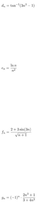 Solved Determine whether each sequence is convergent (and to | Chegg.com