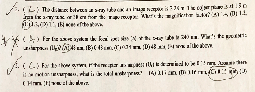 (D) We use a screen-film combination to detect | Chegg.com