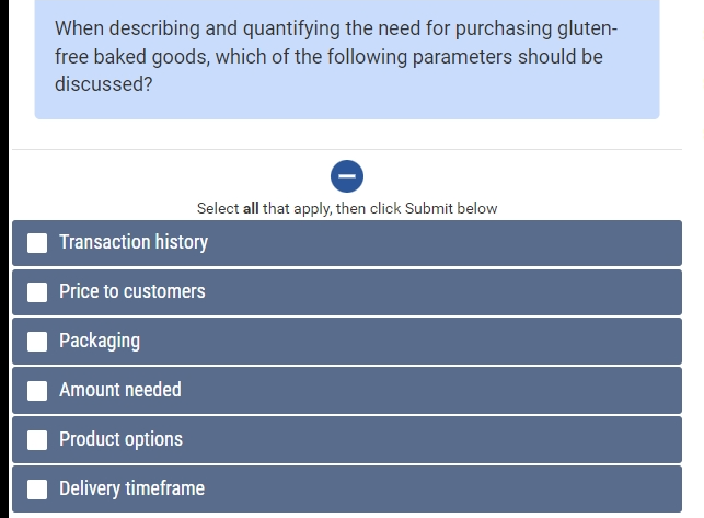 Solved When describing and quantifying the need for | Chegg.com
