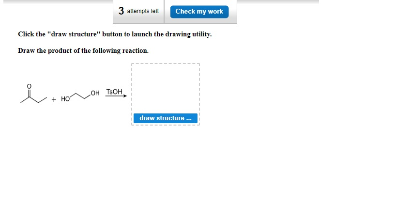 Solved 3 attempts left Check my work Click the "draw | Chegg.com