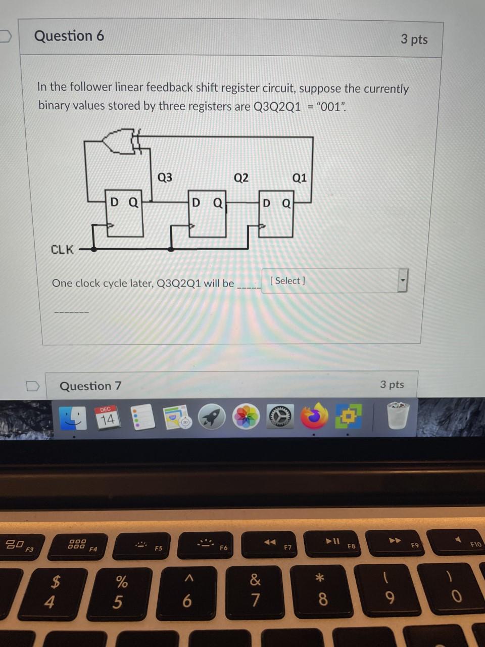 Solved In the follower linear feedback shift register | Chegg.com