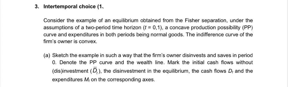 Solved 3. Intertemporal choice (1. Consider the example of | Chegg.com