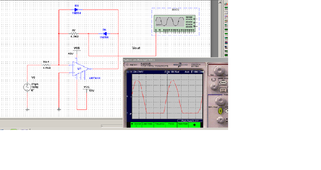 The Multisim Model Operational Amplifier Network | Chegg.com