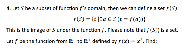 Solved 4. Let S be a subset of function f′ s domain, then we | Chegg.com