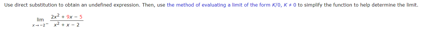 Solved Use direct substitution to obtain an undefined | Chegg.com