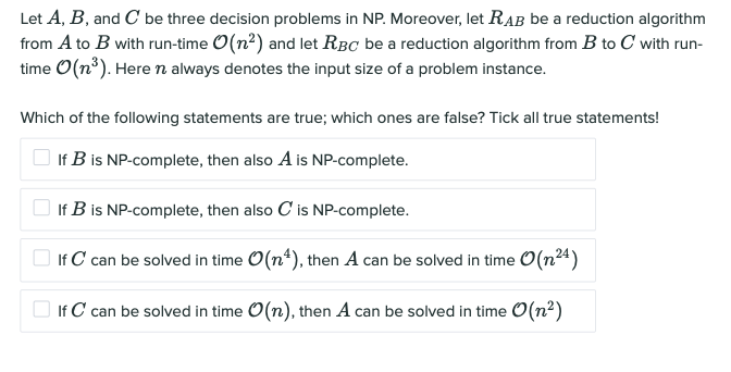 Solved From the following, select all true statements. Let X | Chegg.com