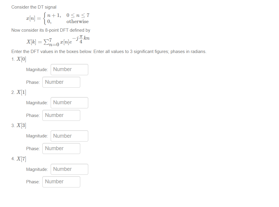 Solved Consider the DT signal otherwise Now consider its | Chegg.com