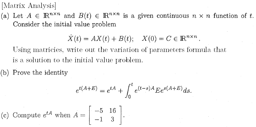 Solved Hint: The variation of parameters is given as | Chegg.com