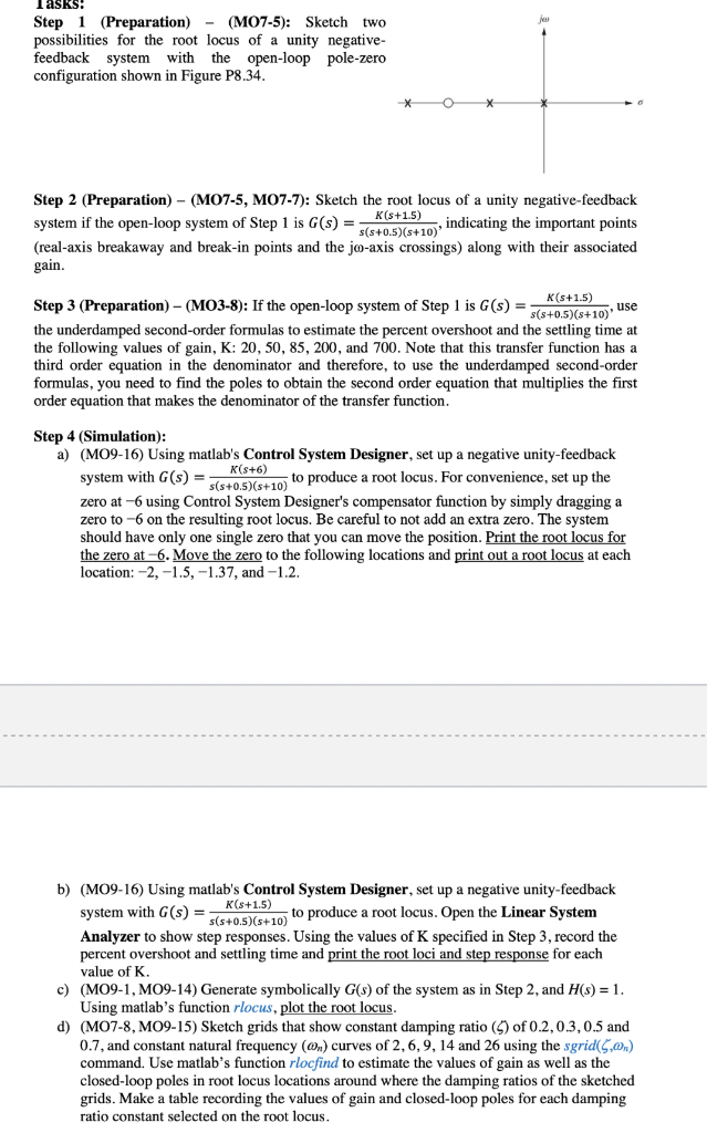 Solved Step 1 (Preparation) (MO7-5): Sketch two | Chegg.com