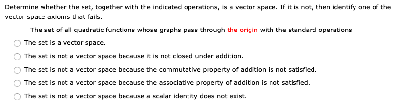 Solved Determine whether the set, together with the | Chegg.com