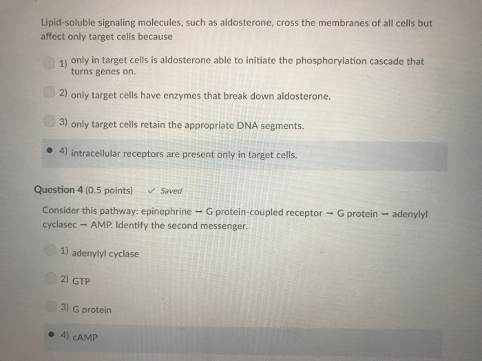 Solved Binding of a signaling molecule to which type of | Chegg.com