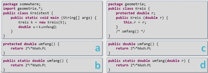 Solved In the following four different implementations of | Chegg.com