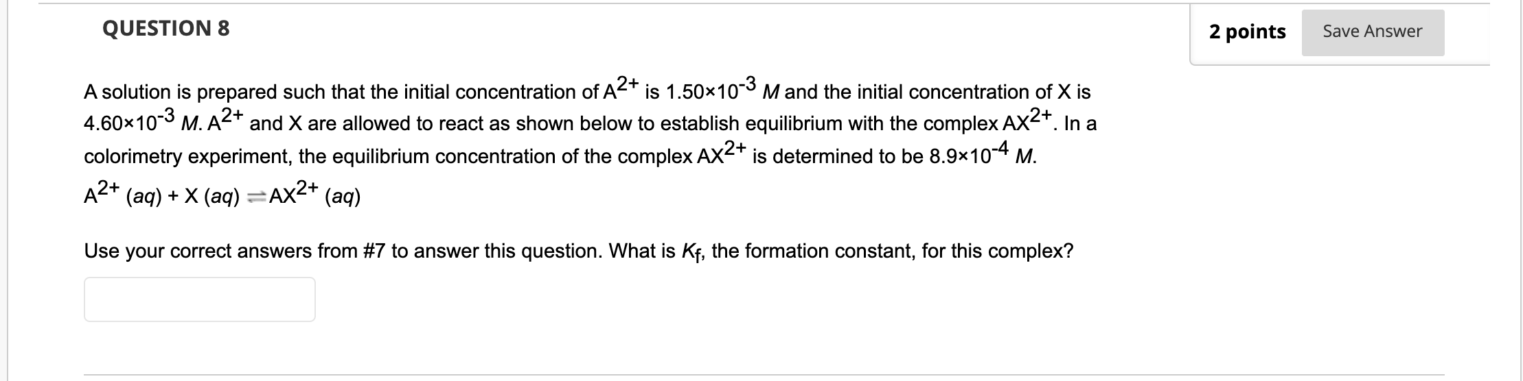 Solved QUESTION 7 6 points Save Answer A solution is | Chegg.com Solved QUESTION 7 6 points Save Answer A solution is | Chegg.com