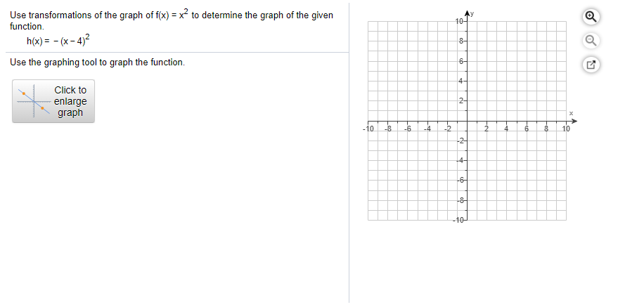 Solved Use transformations of f(x)=x? to graph the following | Chegg.com