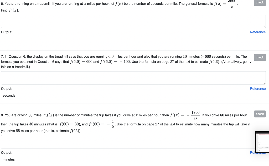 Solved 6. You are running on a treadmill. If you are running | Chegg.com