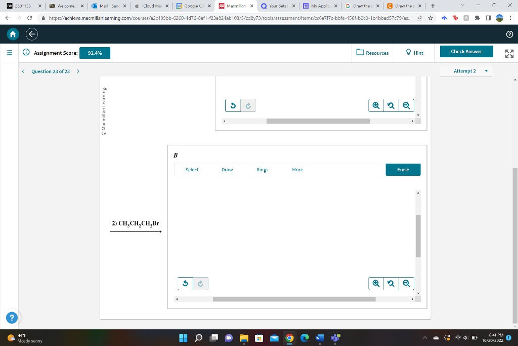 Solved Draw the slructures of organic compounds A and B. | Chegg.com