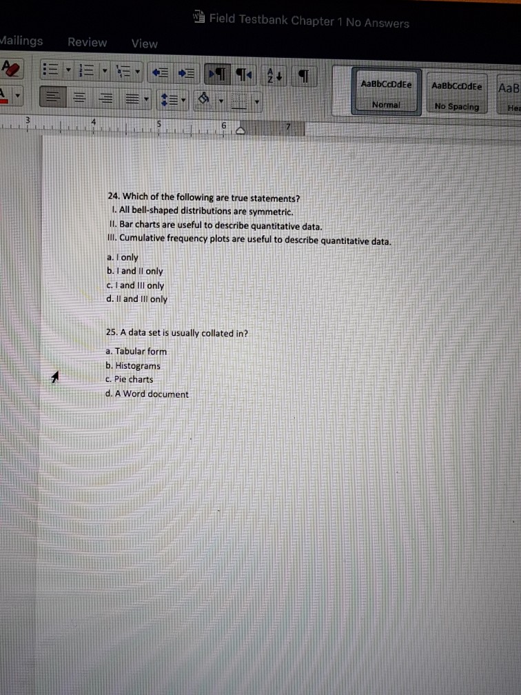 Solved esign Layout References Mailings ReviewView 1. Which | Chegg.com