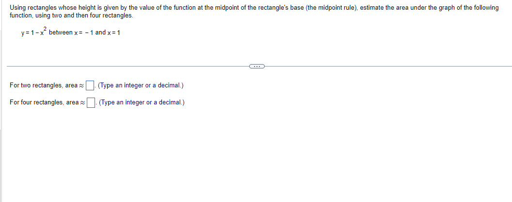 Solved Using rectangles whose height is given by the value | Chegg.com