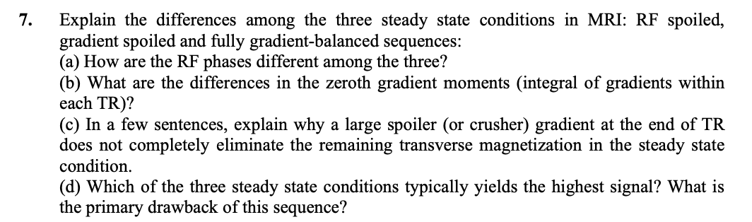 Solved Explain the differences among the three steady state | Chegg.com