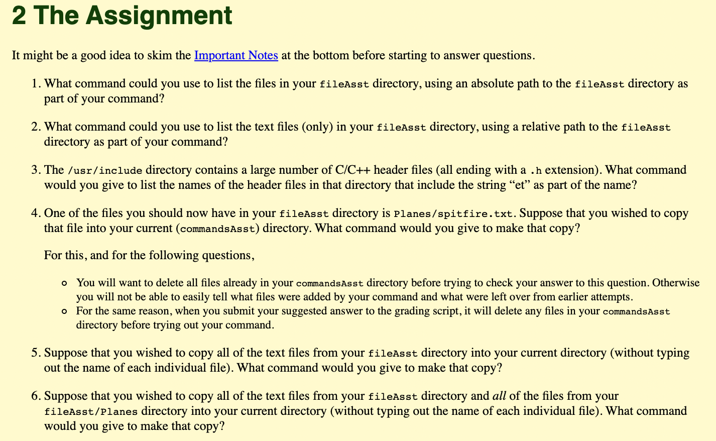 Solved 1 General Instructions 1. For this assignment, you | Chegg.com