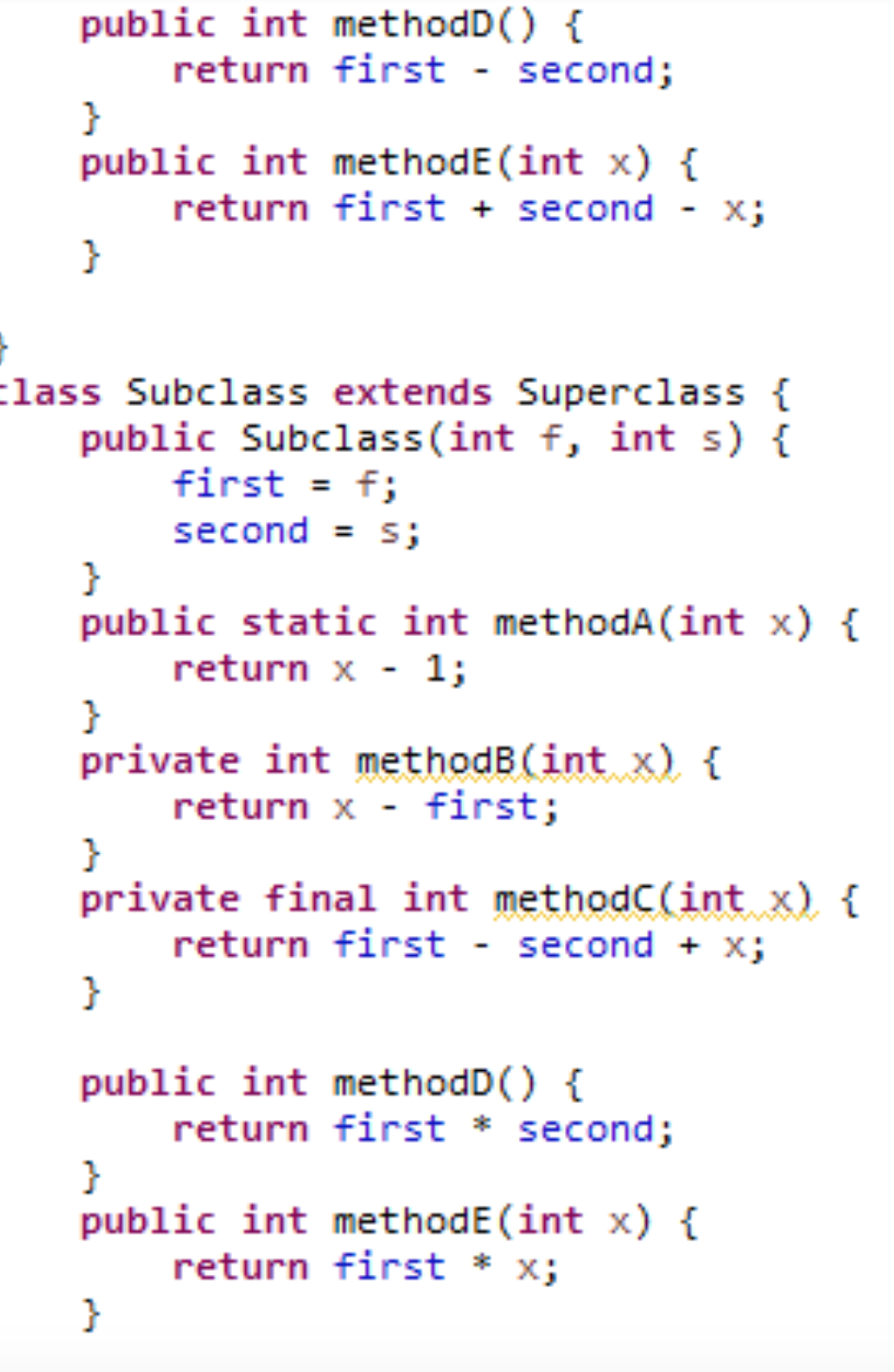 Solved class Building { int roomNo; int bathNo; public | Chegg.com