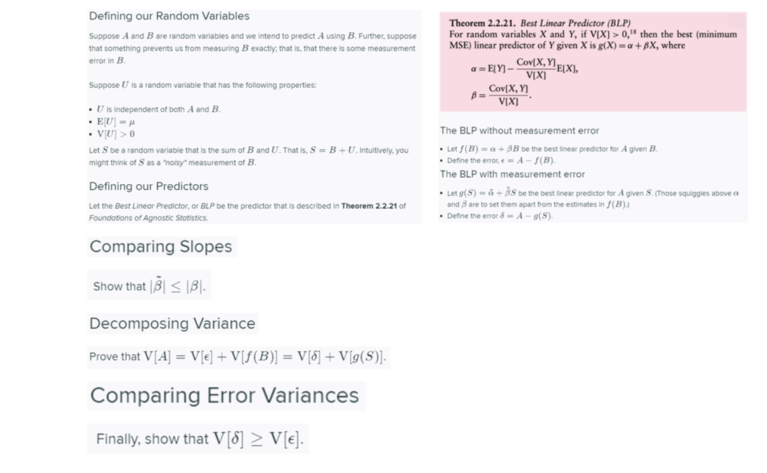 Solved Defining our Random Variables Theorem 2.2.21. Best | Chegg.com