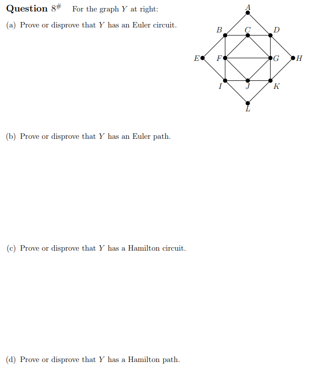 Solved uestion 8 For the (a) Prove or disprove that Y has an | Chegg.com Solved uestion 8 For the (a) Prove or disprove that Y has an | Chegg.com