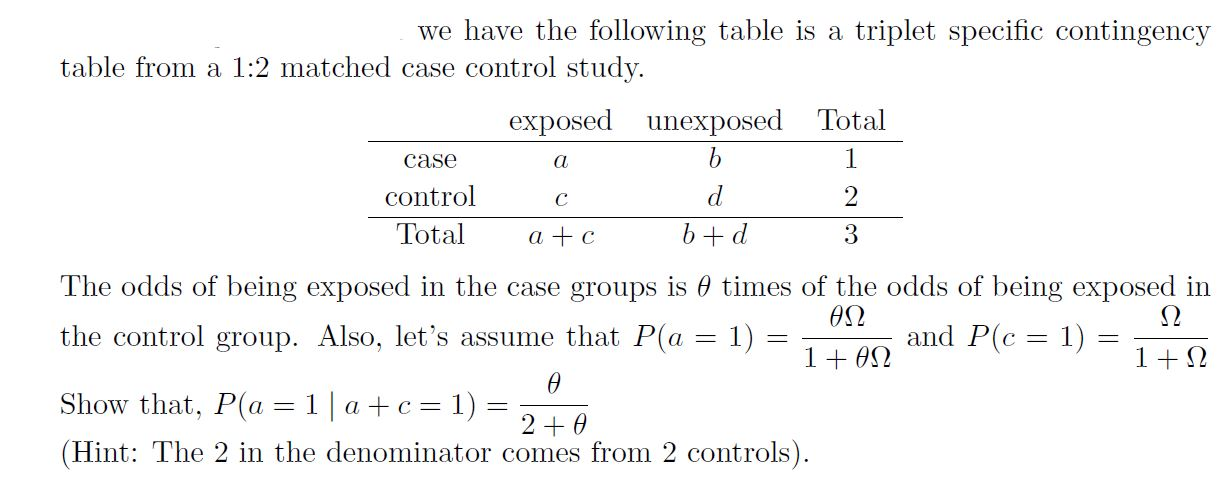 we have the following table is a triplet specific | Chegg.com