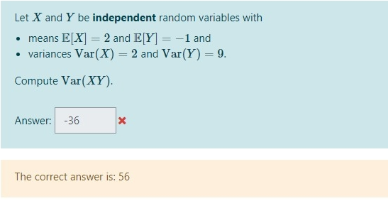 Solved Let X and Y be independent random variables with • | Chegg.com