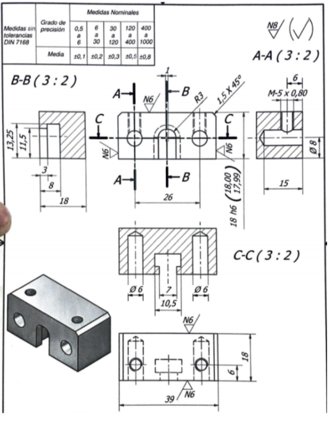 You want to machine the block shown on the drawing | Chegg.com