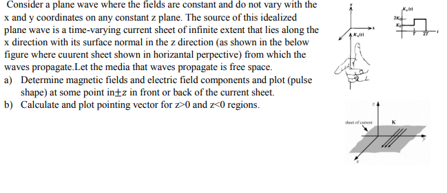 Solved Consider a plane wave where the fields are | Chegg.com