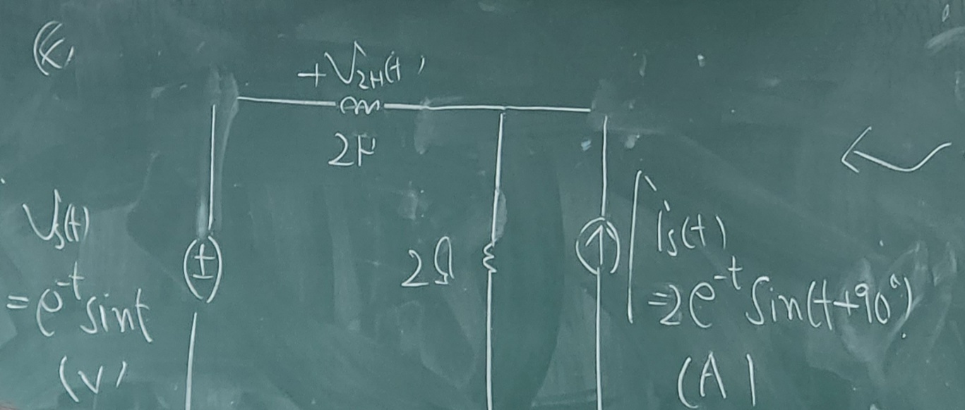 Determine the frequency domain voltage , the | Chegg.com