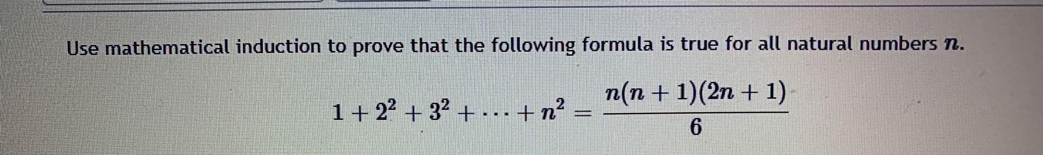Solved Use mathematical induction to prove that the | Chegg.com