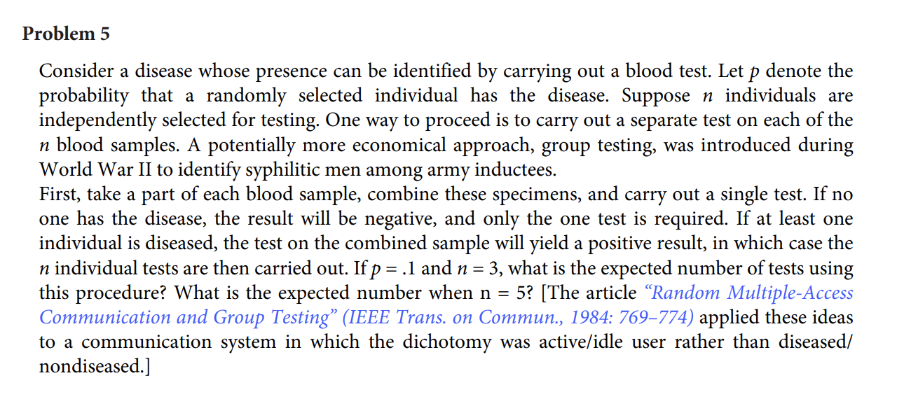 Solved Problem 5 Consider a disease whose presence can be | Chegg.com