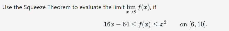 Solved Use the Squeeze Theorem to evaluate the limit | Chegg.com