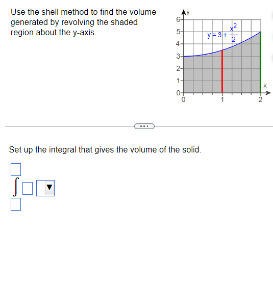 Solved Use the shell method to find the volume generated by | Chegg.com