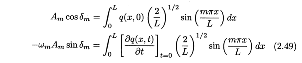Solved 2.5 A uniform string under tension t with fixed | Chegg.com