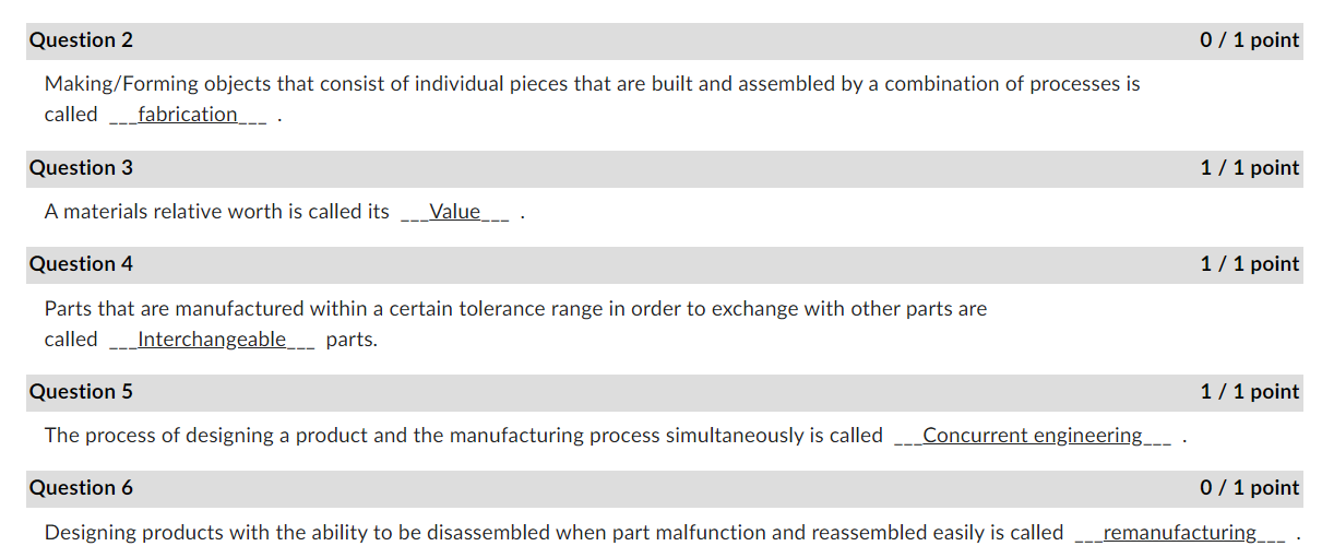 Solved Making/Forming objects that consist of individual | Chegg.com