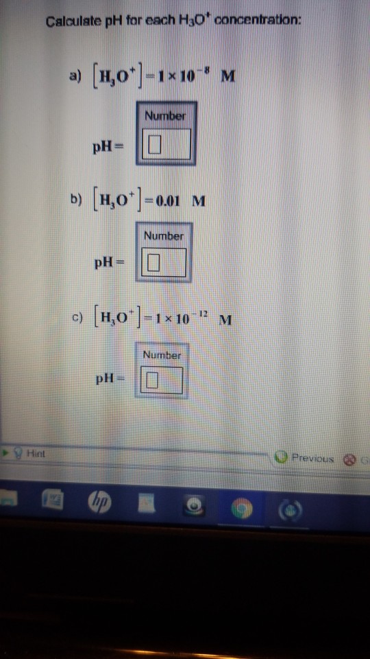 Solved Complete this table of values for four aqueous | Chegg.com