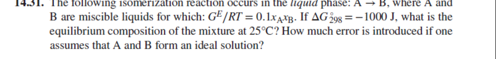 equilibrium composition of the mixture at | Chegg.com